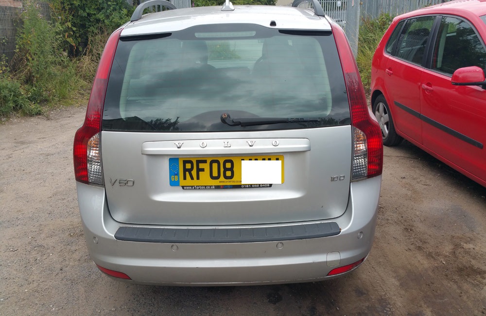 Volvo V50 Estate SE Rear Bumper Silver 2007-2012 | Car Breakers Northwest