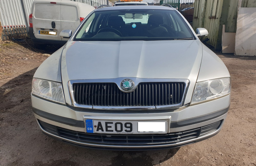 Skoda Octavia Front Bumper Silver 2004-2009 Ambiente | Car Breakers ...